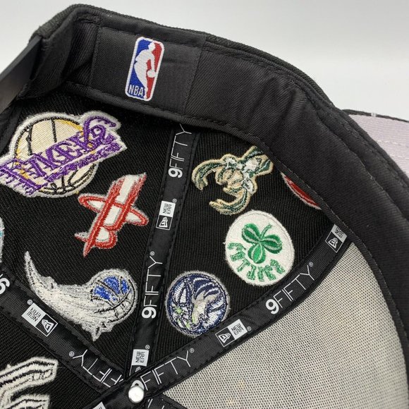 New Era | Accessories | Nba All Over Logo Patch 9fifty New Era Hat ...